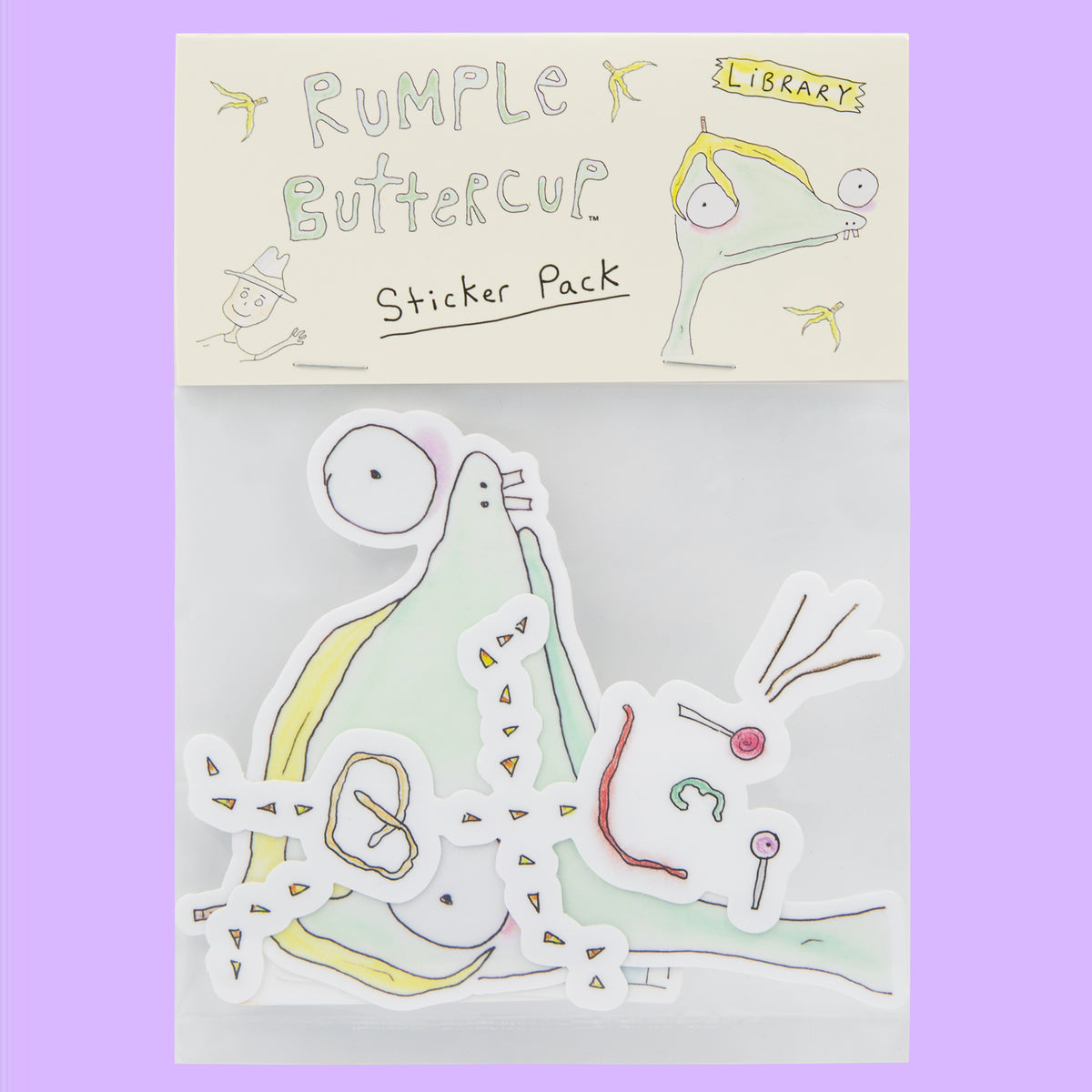 Rumple Buttercup Sticker Pack – Gublerland Gift Shop